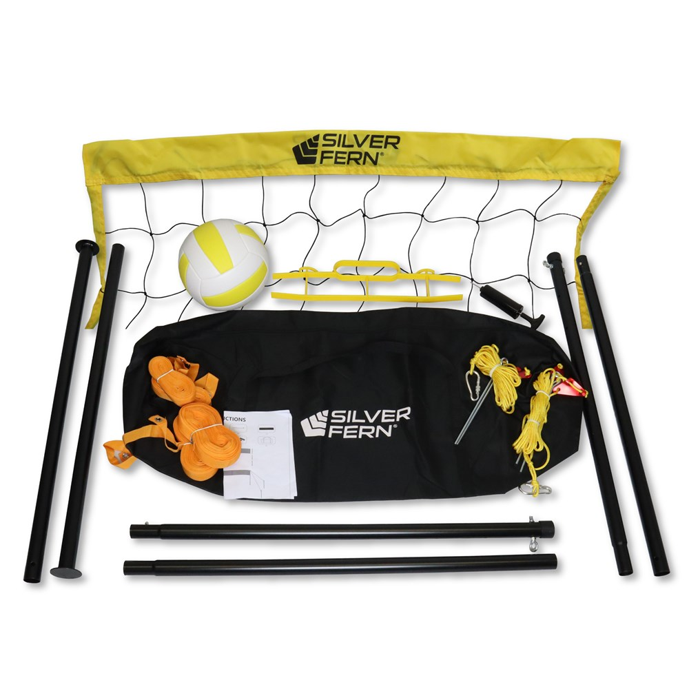 Silver Fern Outdoor Adjustable Volleyball Set – Edsports NZ