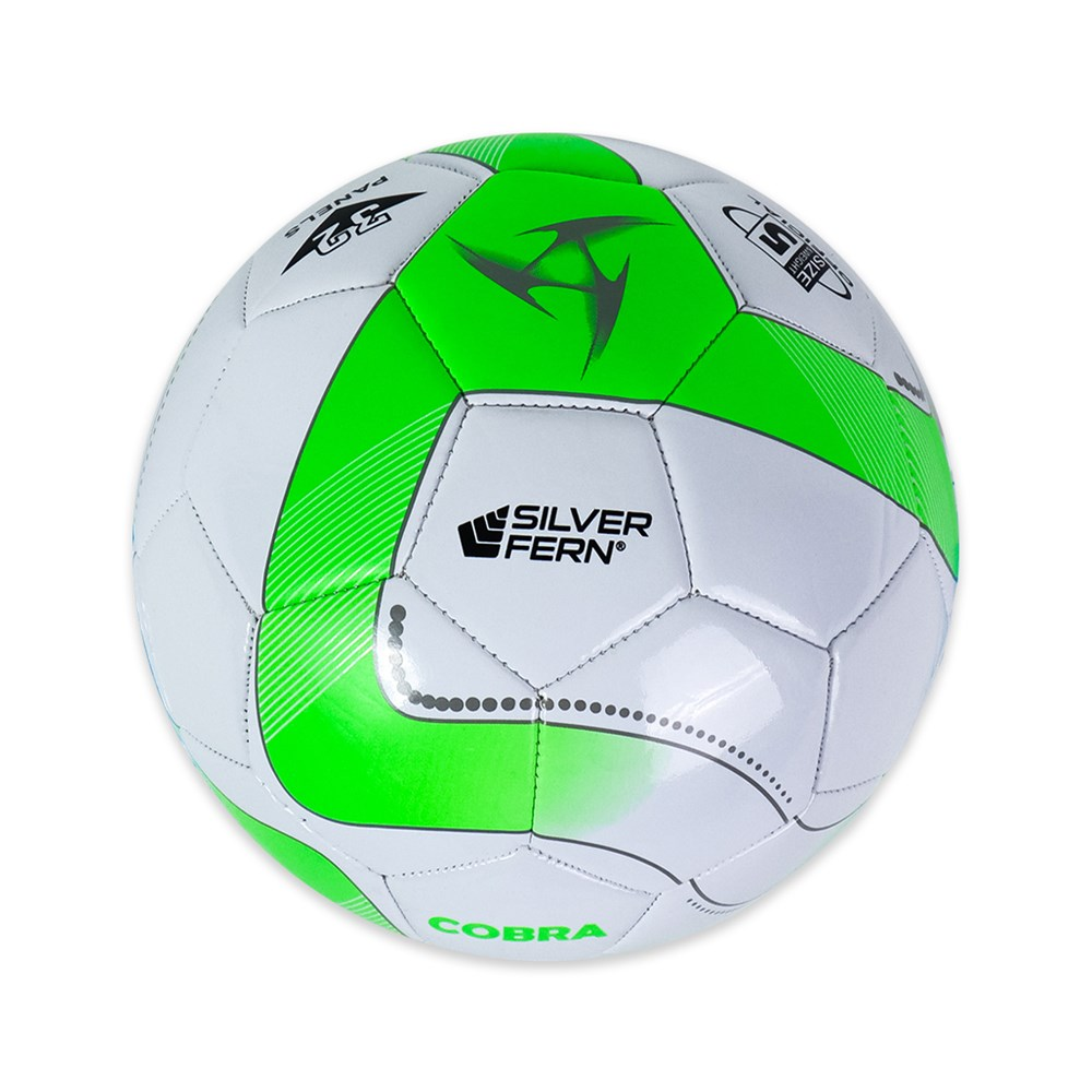 Silver Fern Cobra Soccer Ball Size 5 – Edsports NZ
