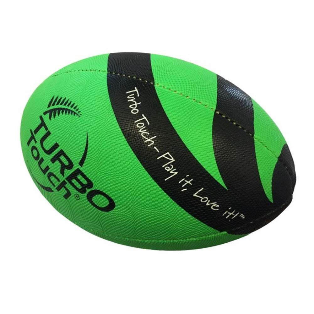 Silver Fern Fluro Green Turbo Touch Ball Senior – Edsports NZ