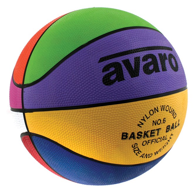 Avaro Rainbow Basketball Size 6 – Edsports NZ