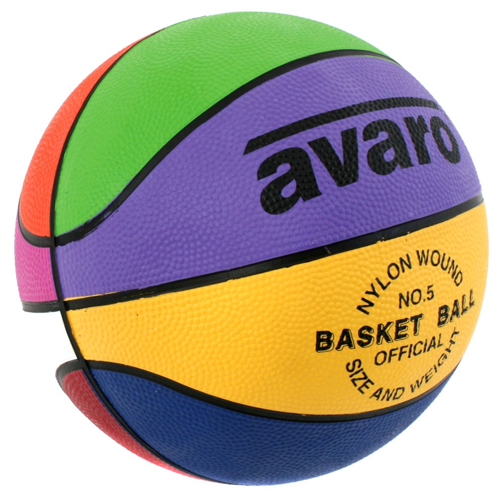 Avaro Rainbow Basketball Size 5 – Edsports NZ